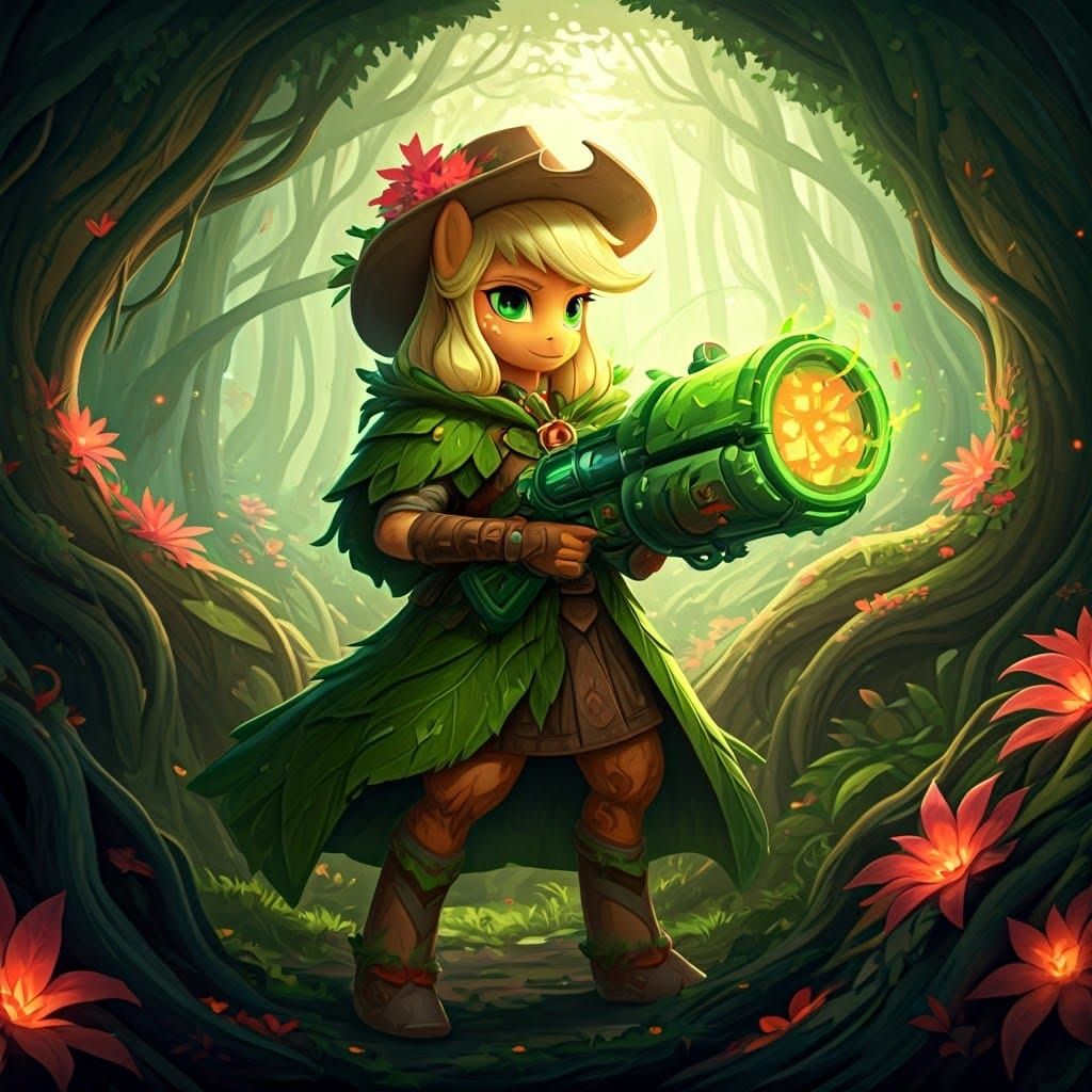 Applejack (MLP) plant gun mage - Mythic Pony Gun Mage Embark...