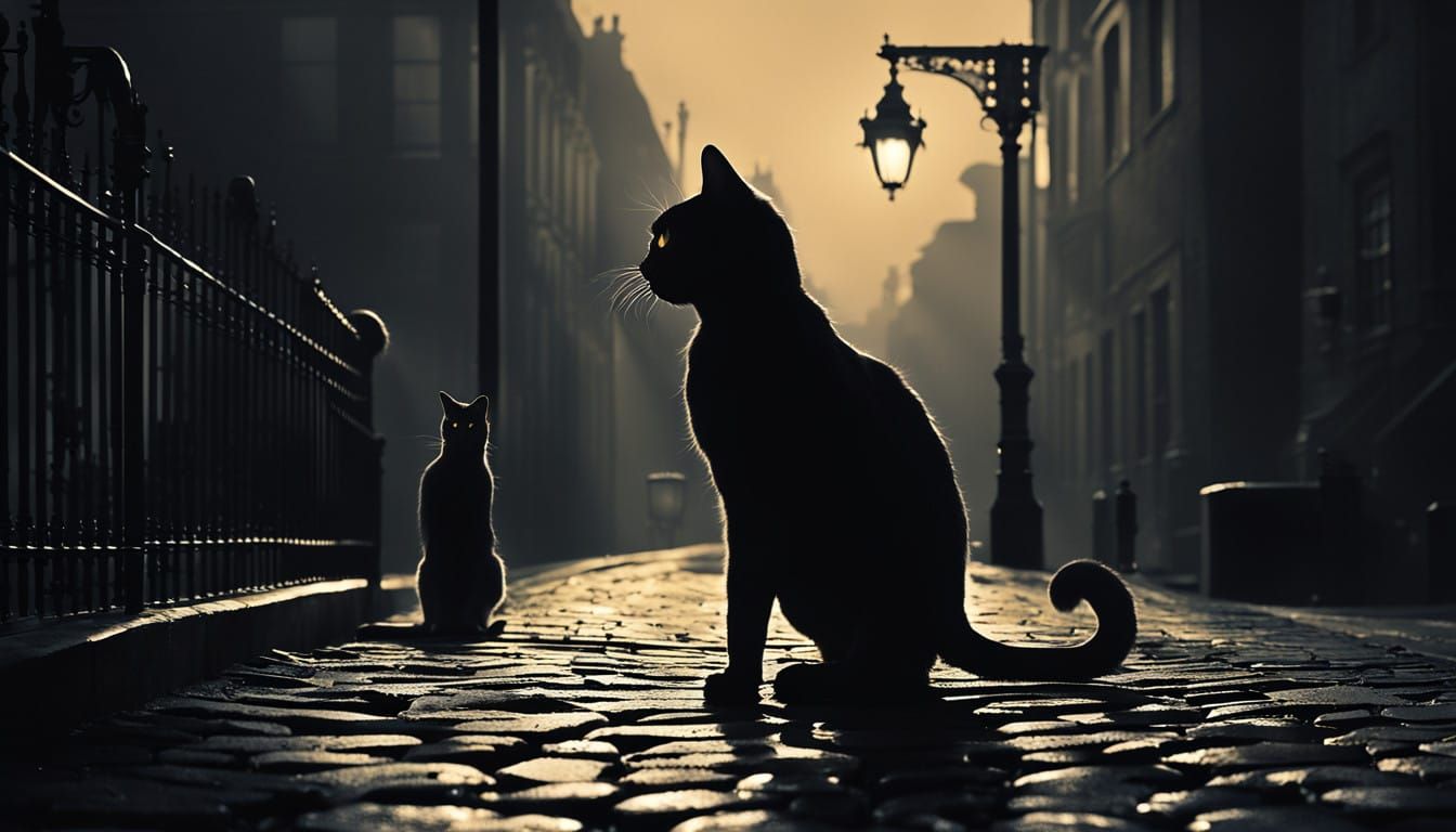 Dark night cat - Dark night cat