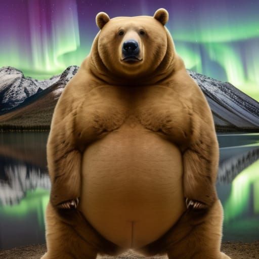 A timber bear in Alaska - AI Generated Artwork - NightCafe Creator