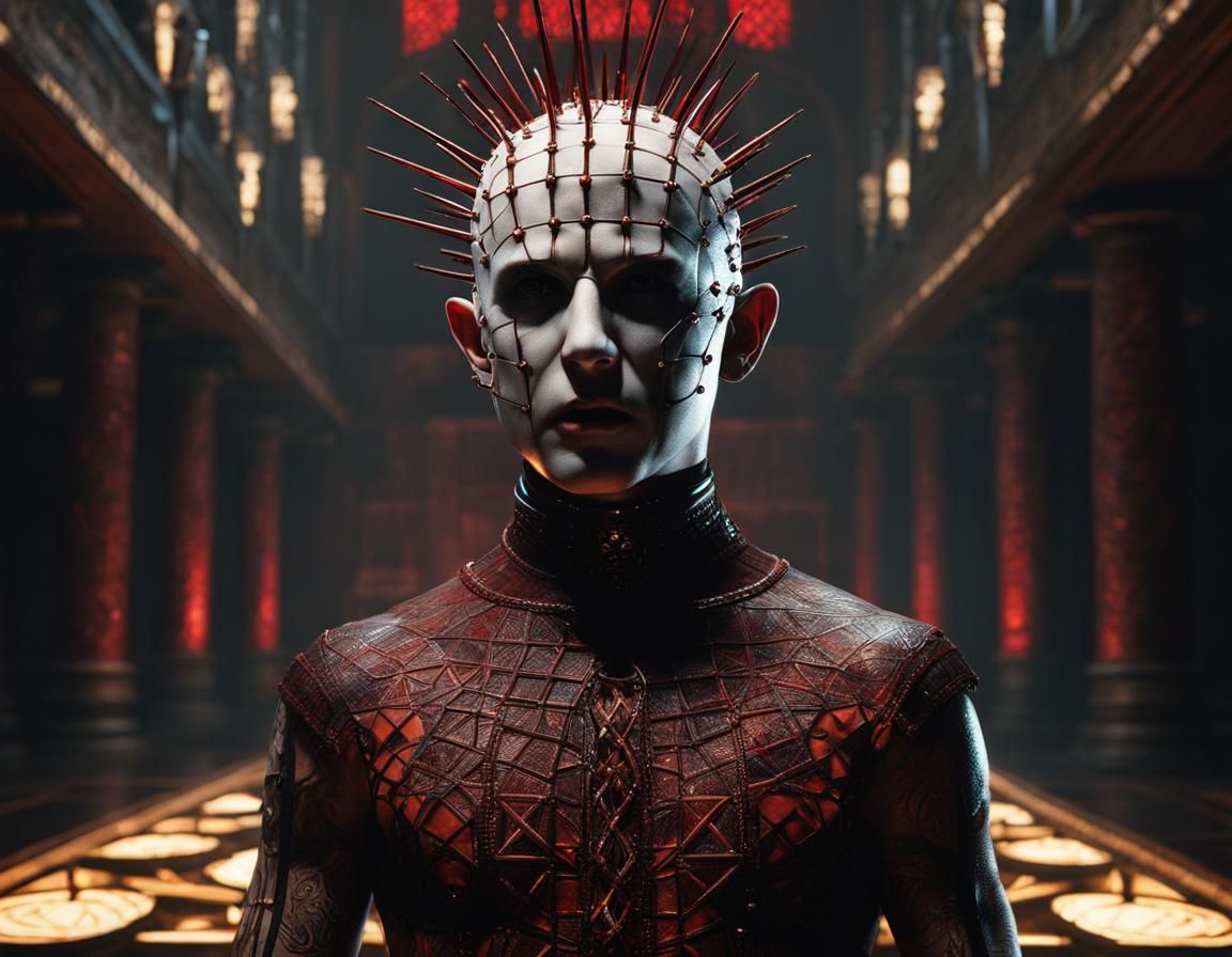 shirtless boy pinhead hellraiser - AI Generated Artwork - NightCafe Creator