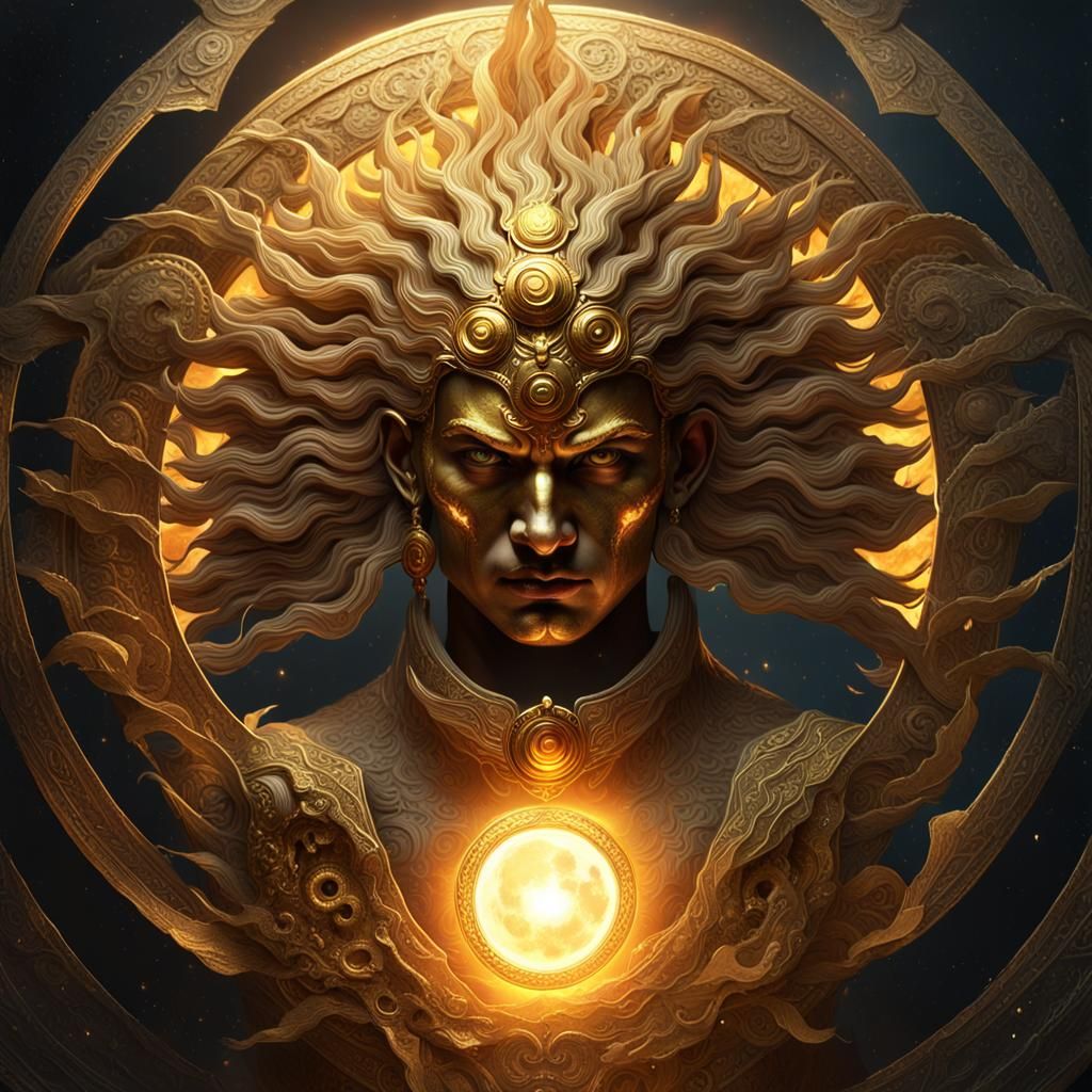 Solar deity - AI Generated Artwork - NightCafe Creator