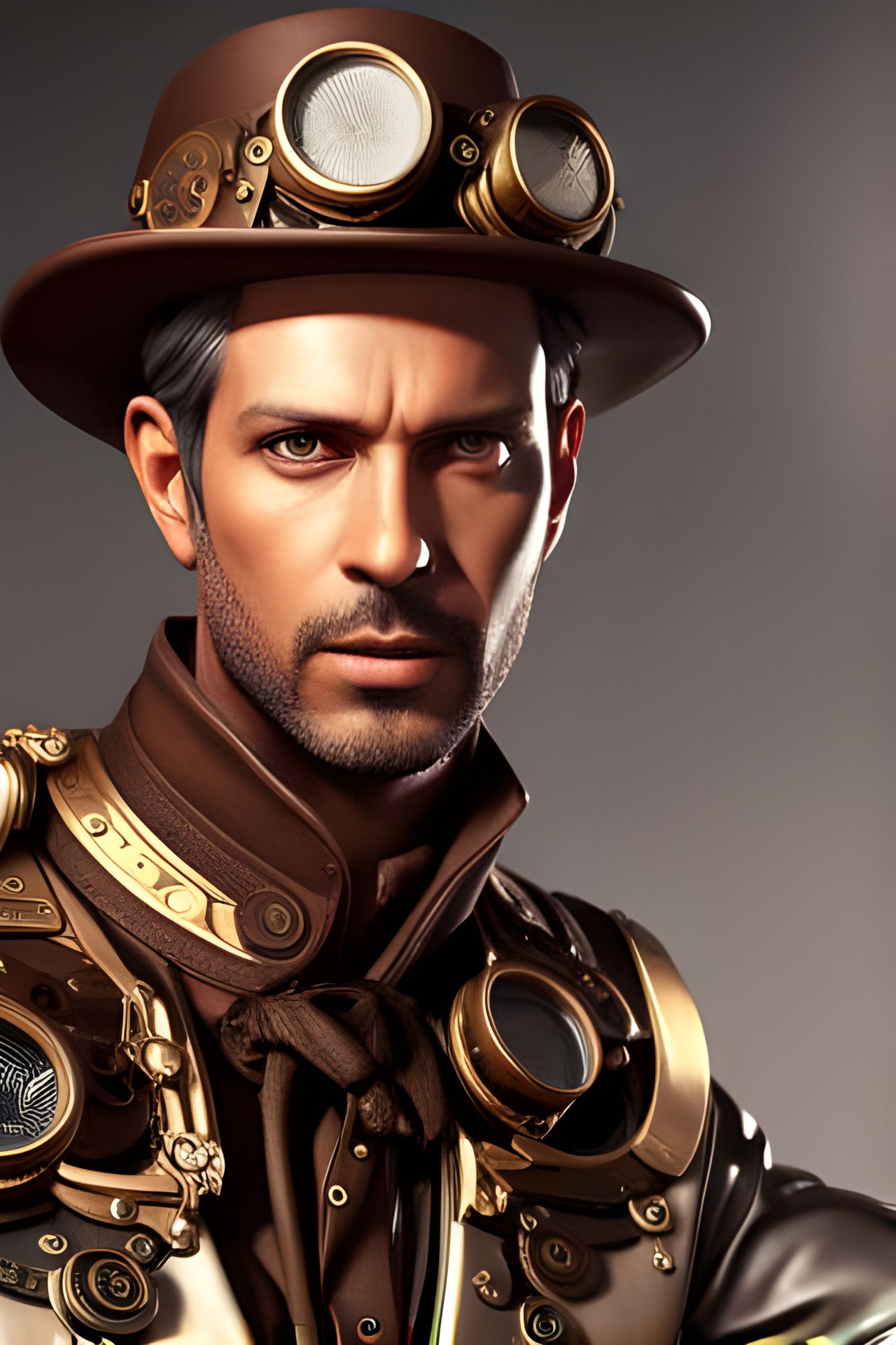 Steam Man - AI Generated Artwork - NightCafe Creator