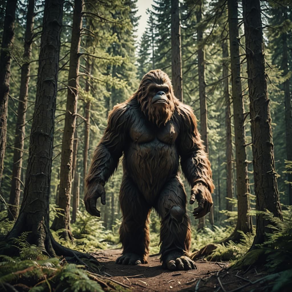 The Great American Bigfoot - AI Generated Artwork - NightCafe Creator