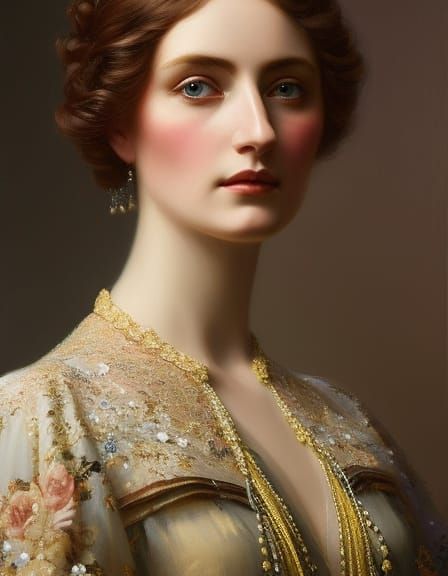 Victorian Beauty 52 - AI Generated Artwork - NightCafe Creator