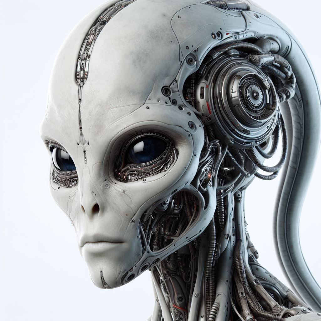 Alien Portrait - AI Generated Artwork - NightCafe Creator