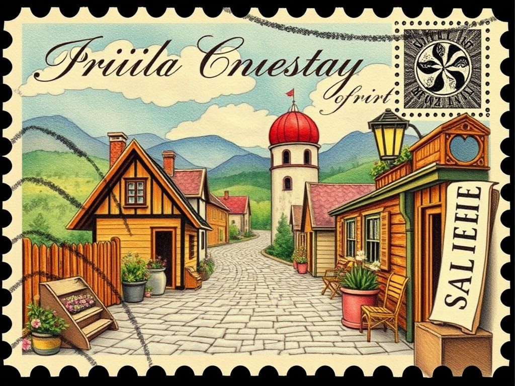 DDD's Random Choices Challenge - vintage, nostalgic, postcard, postage ...