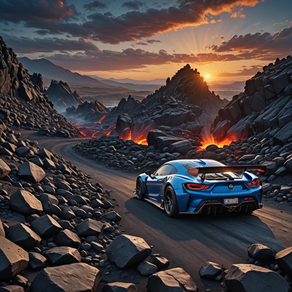 Inferno Racing - AI Generated Artwork - NightCafe Creator