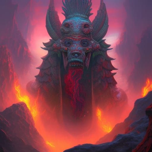 xolotl god of death - AI Generated Artwork - NightCafe Creator