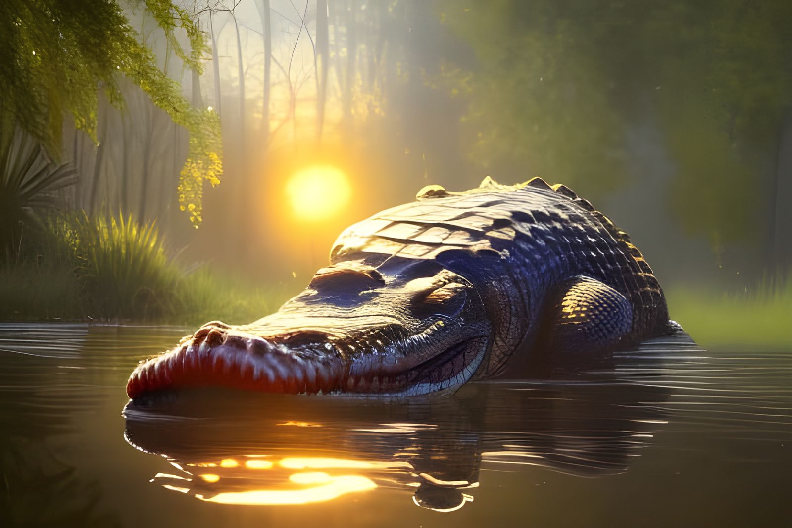 Alligator - AI Generated Artwork - NightCafe Creator