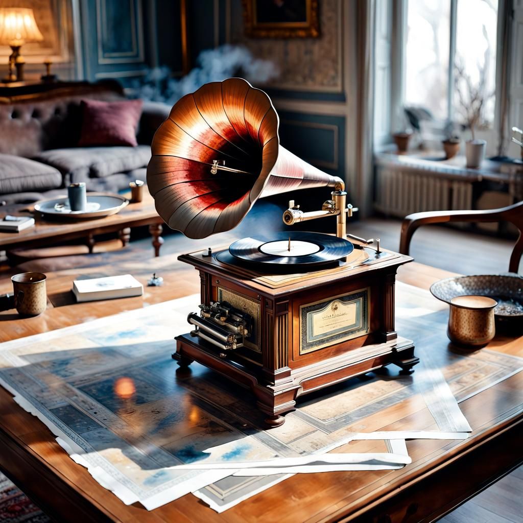 The power of listening to a concert at home - AI Generated Artwork ...