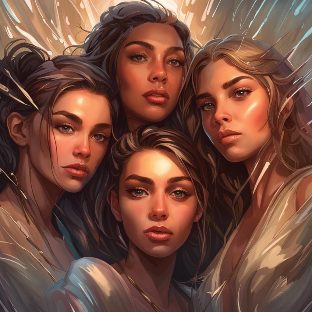 Mimi Webb, Madison Beer, Addison Rae and Hailee Steinfield sinking in ...