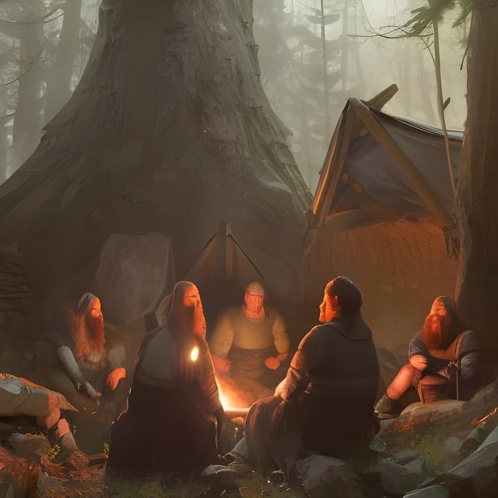 Dnd Campfire - AI Generated Artwork - NightCafe Creator