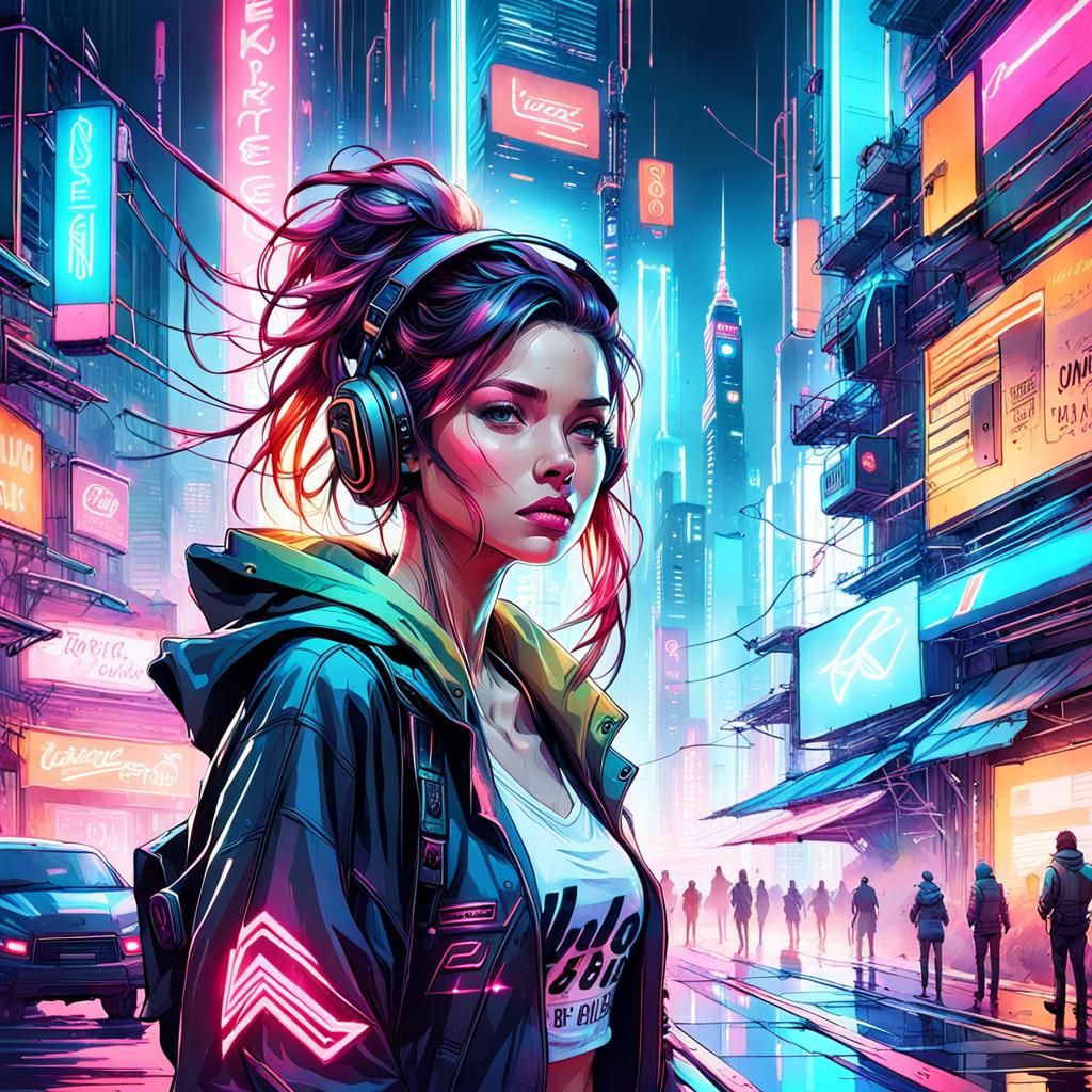 Masterpiece eye-catching, hyperdetailed digital illustration of lively ...