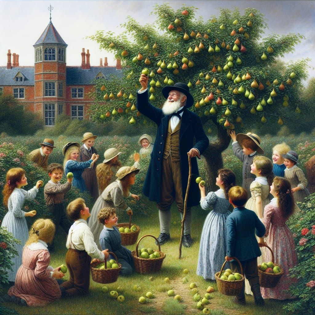 Bilder zum Gedicht: „Herr von Ribbeck auf Ribbeck“ (Theodor Fontane) /6 ...