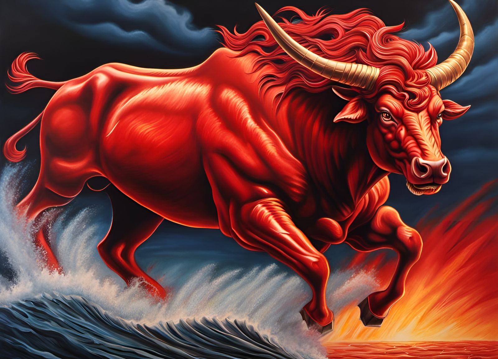 Red bull - AI Generated Artwork - NightCafe Creator