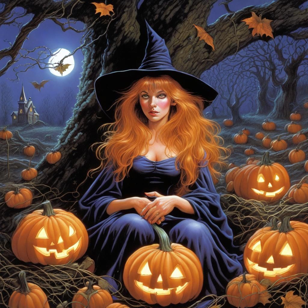 999 Witches for Halloween (172) - AI Generated Artwork - NightCafe Creator
