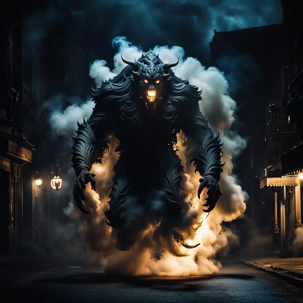 Smoke Monster - AI Generated Artwork - NightCafe Creator