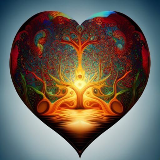 Fractal, fibonacci, geometrc, tree designs, tree of life, sacred symbol ...