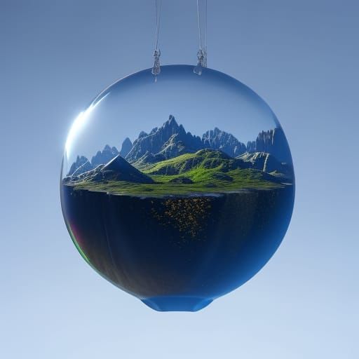 Hanging world - AI Generated Artwork - NightCafe Creator