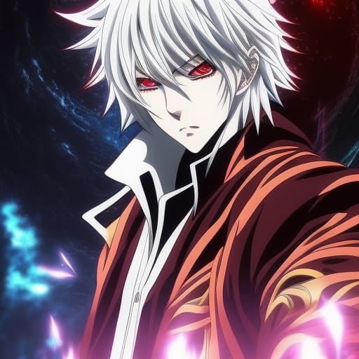 Manga good looking vampire. - AI Generated Artwork - NightCafe Creator