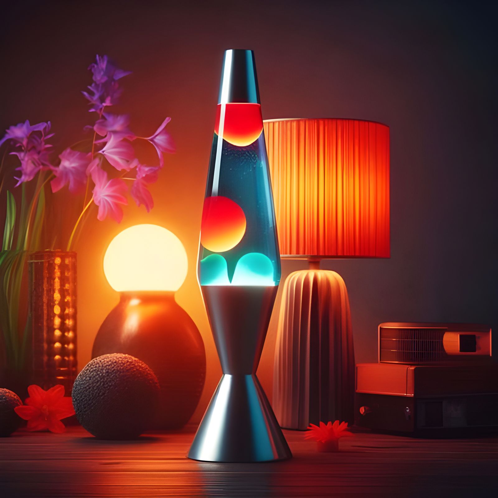 70s lava lamp created using microsoft bing image creator - AI Generated ...
