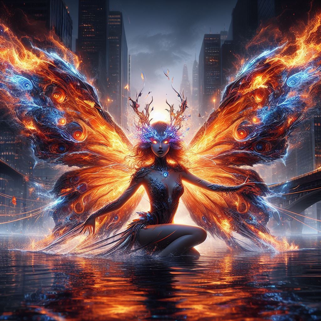 butterfly girl - AI Generated Artwork - NightCafe Creator