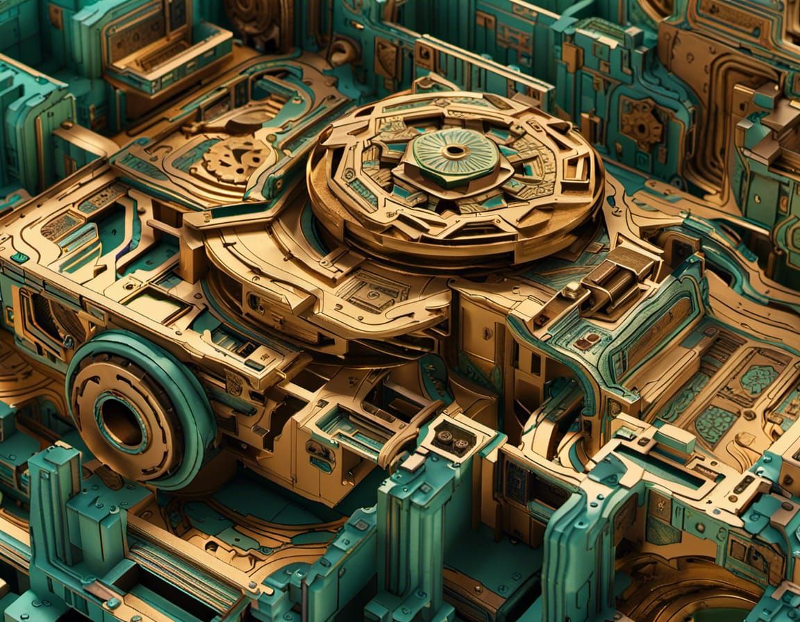 Tech-mech 11aug23 - AI Generated Artwork - NightCafe Creator