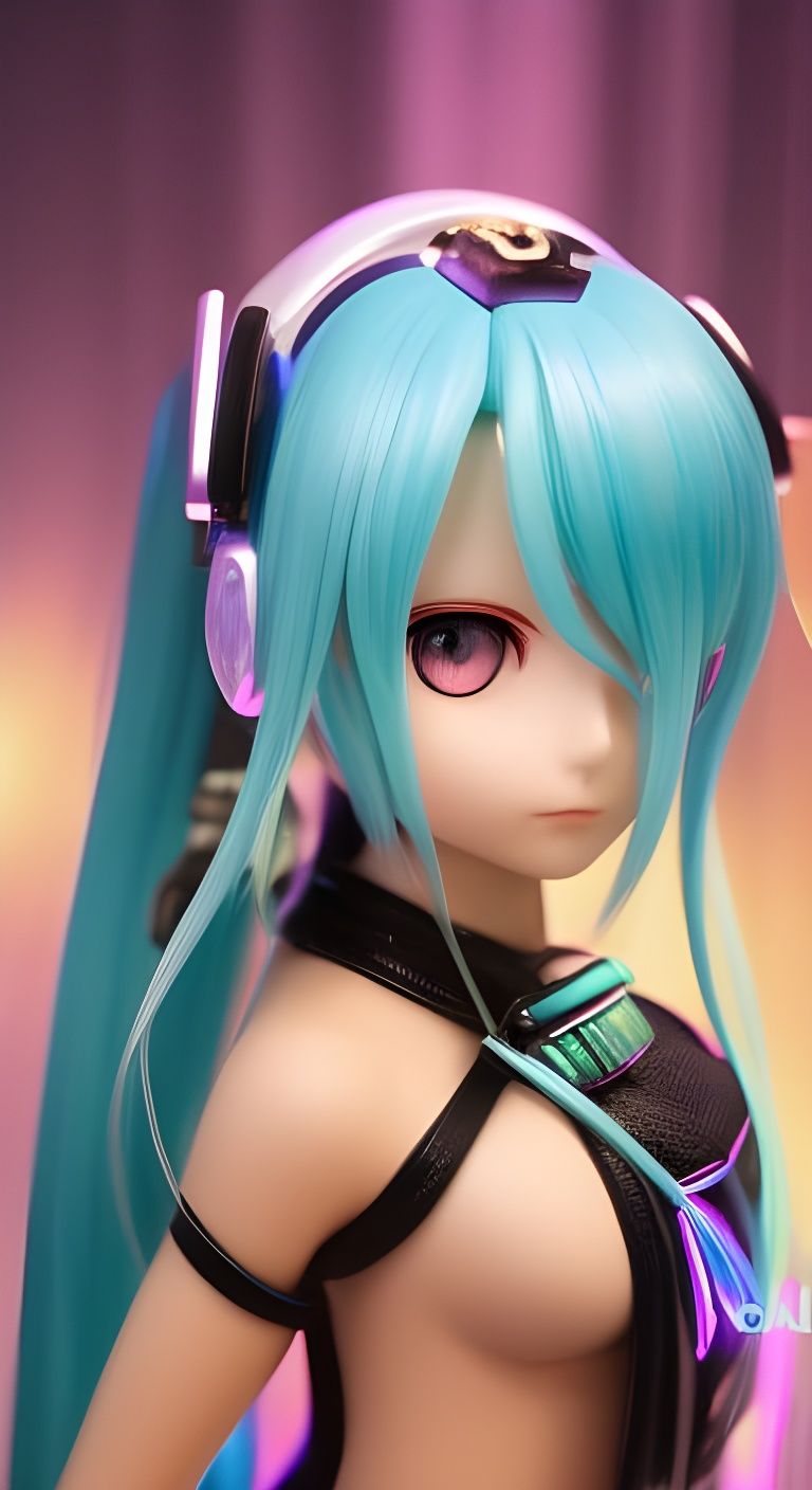 Hatsune Miku 328 - AI Generated Artwork - NightCafe Creator