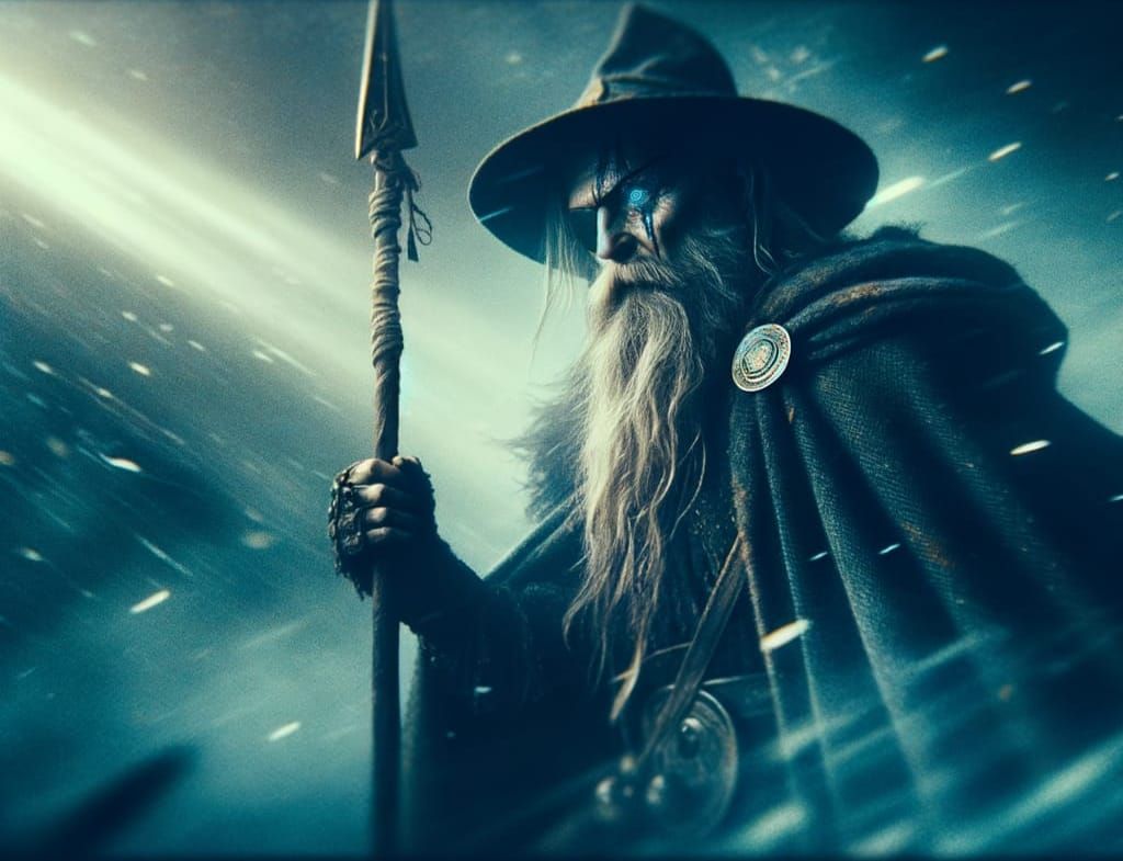 Epic God of Wisdom Embarks on Cinematic Quest - AI Art