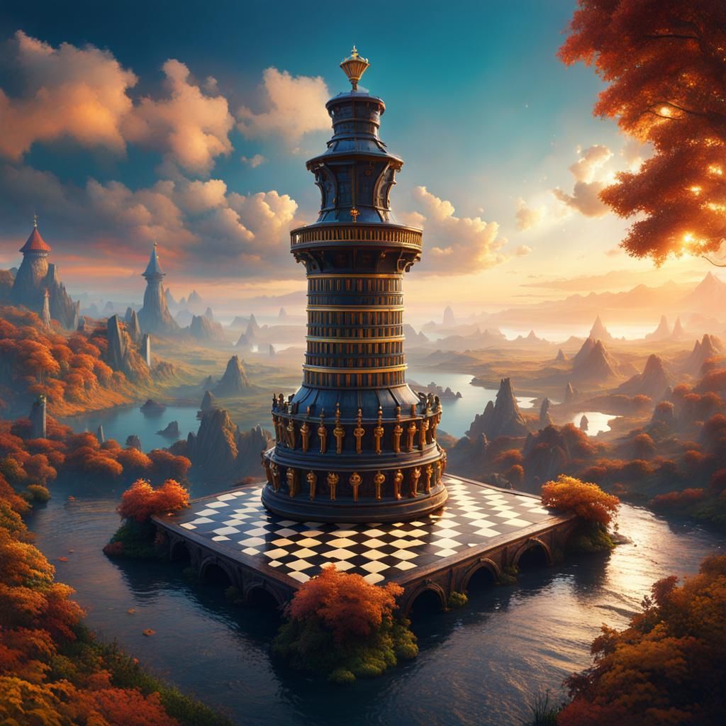 Rook Tower - AI Generated Artwork - NightCafe Creator
