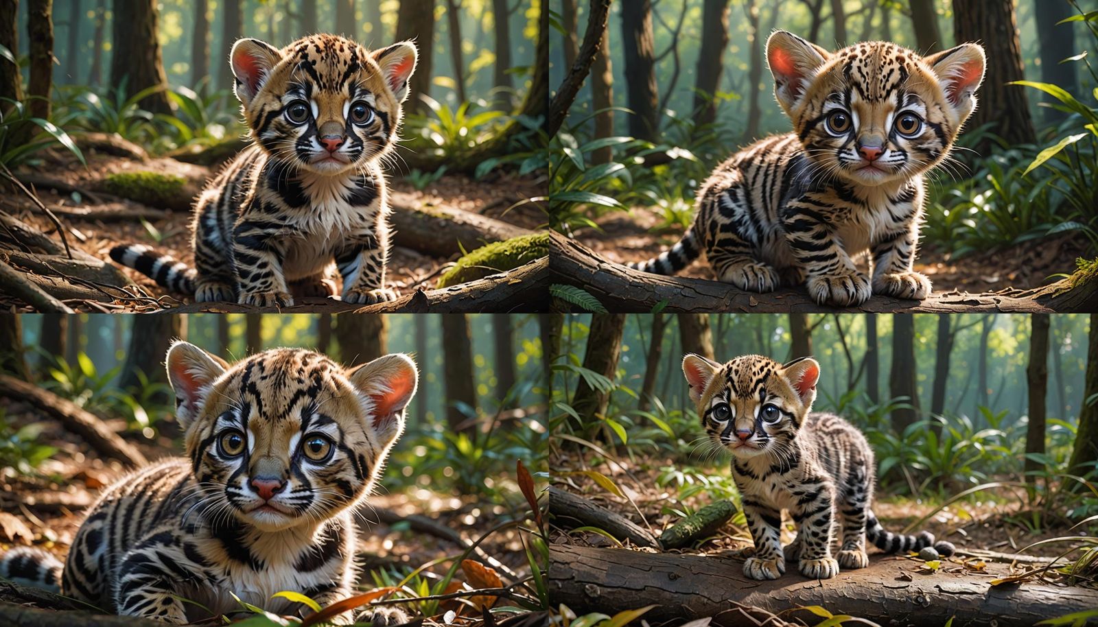 Baby Ocelot - AI Generated Artwork - NightCafe Creator