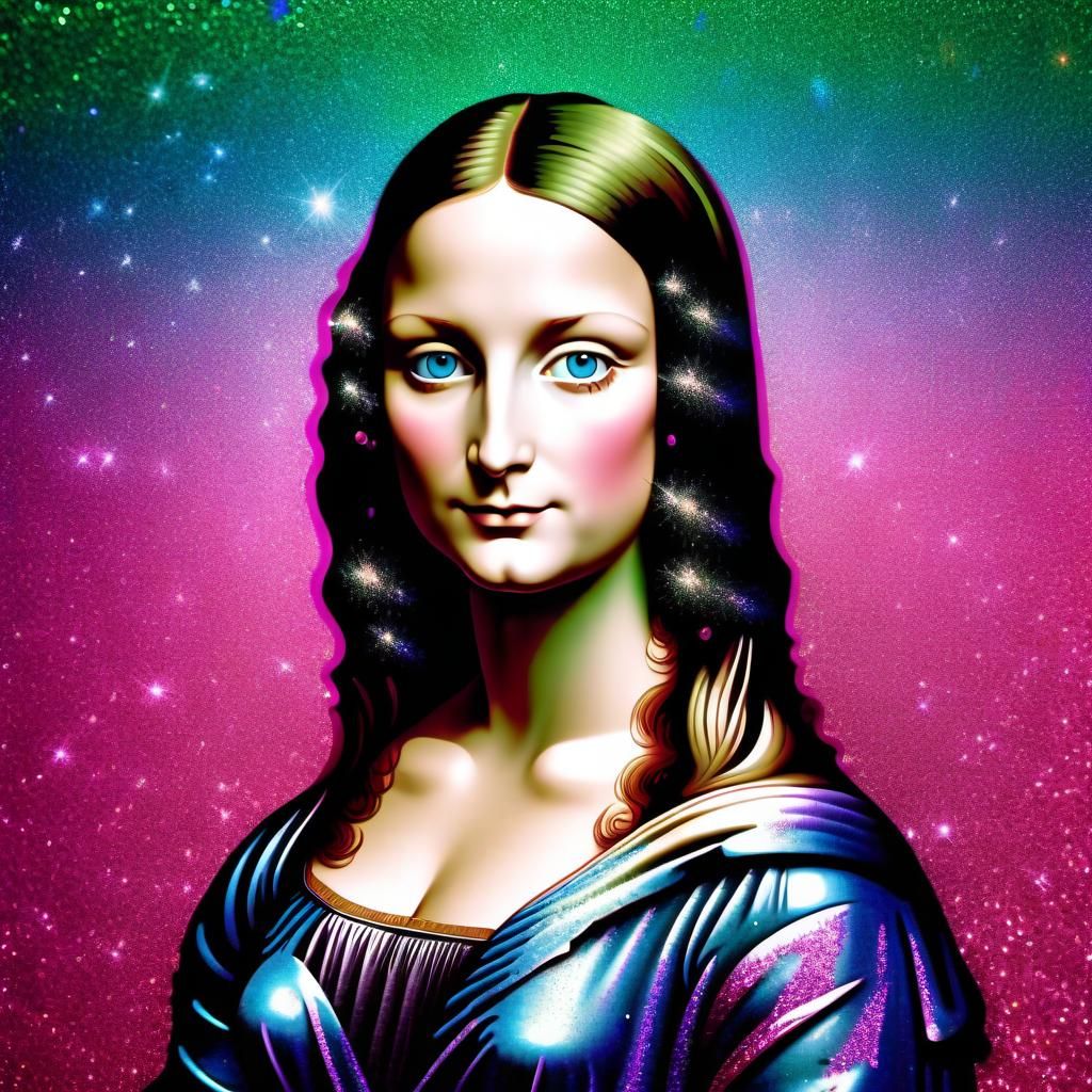 Disco Mona Lisa - AI Generated Artwork - NightCafe Creator