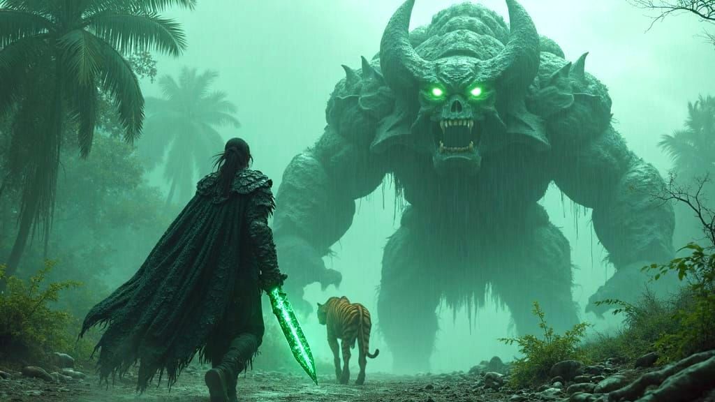 Swordmaster & The Elemental Monsters