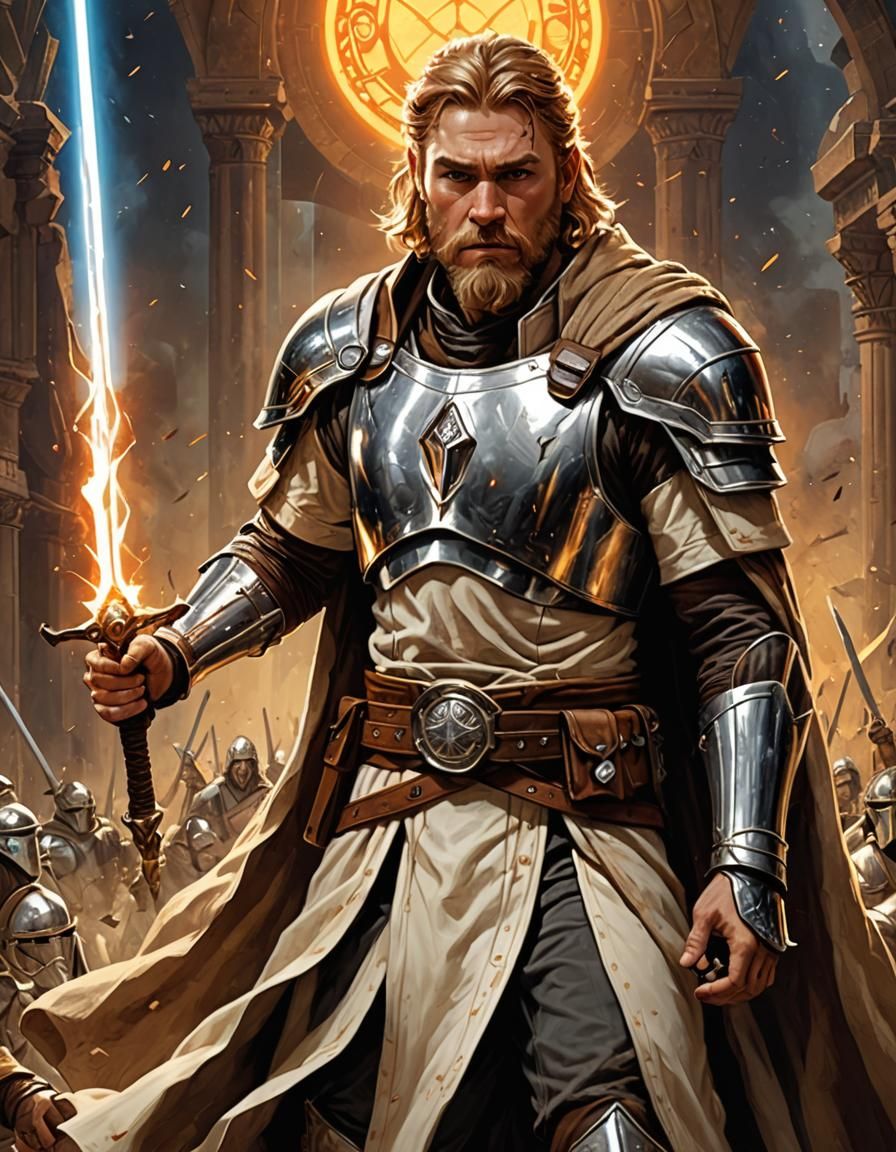 Obi Wan Kenobi - Poor Knight of the Temple of Solomon - AI Generated ...
