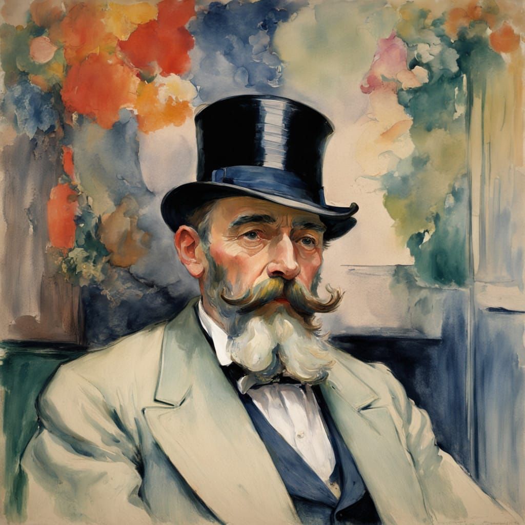 Portrait of Joseph Roulin - Ethereal Portrait of a Postal W...