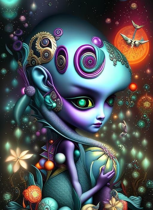 Alien Overlord 1 - AI Generated Artwork - NightCafe Creator