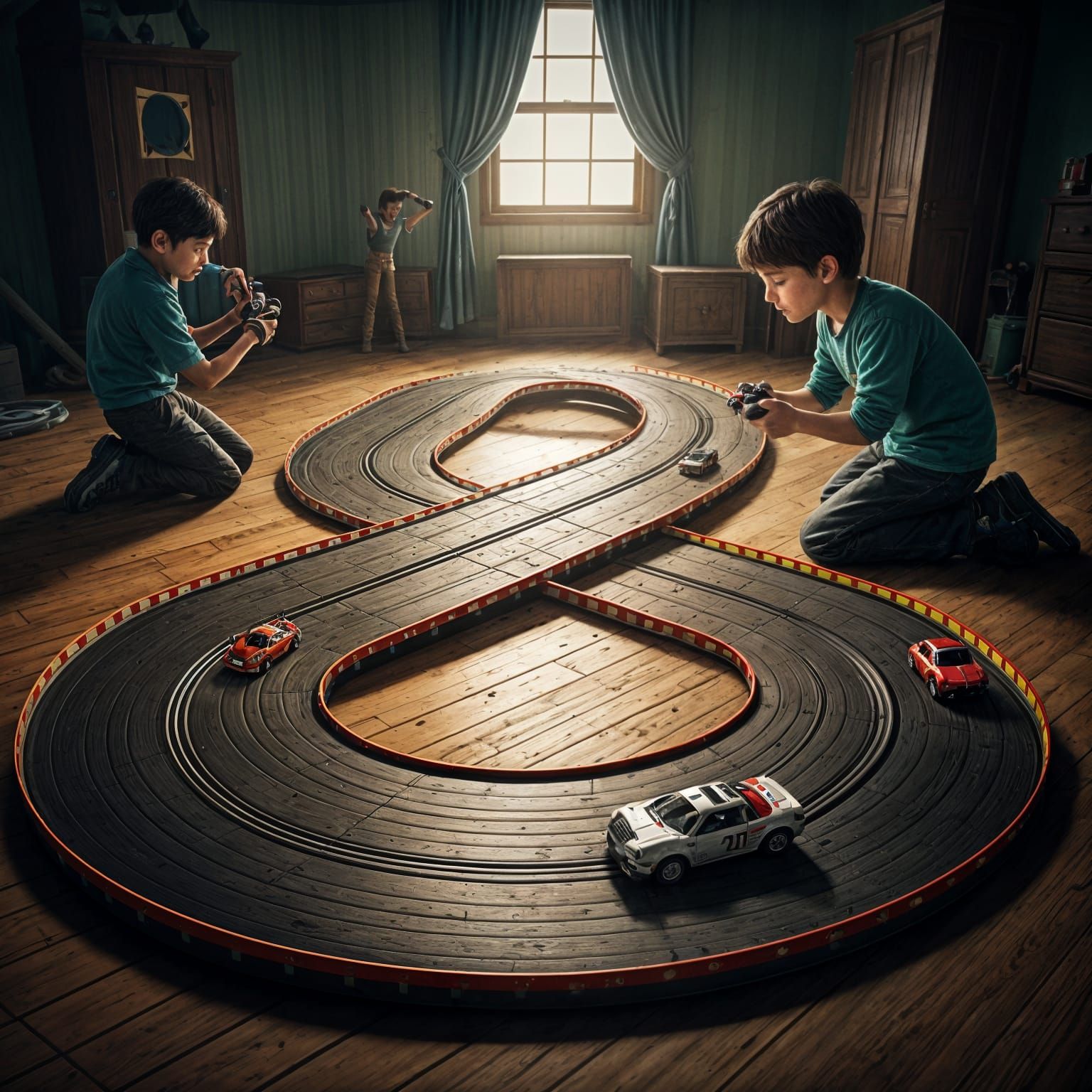 The Number 8 Racing Track - Vintage Figure-Eight Track in a ...