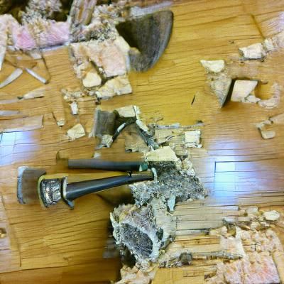 i am downright amazed at what i can destroy with just a hammer!! - AI ...