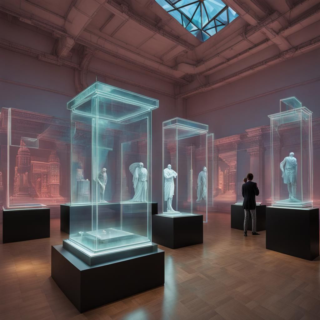 A holographic museum.