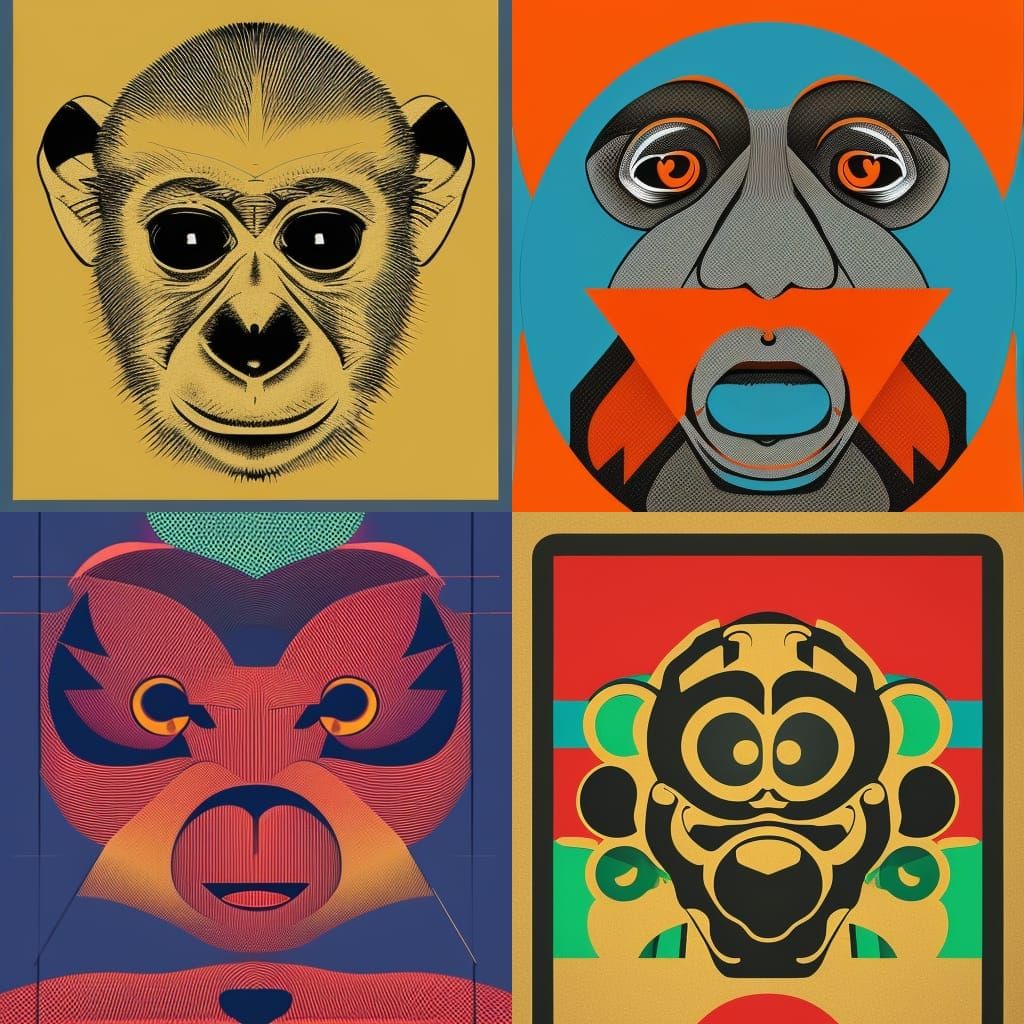 NFT Monkeys - AI Generated Artwork - NightCafe Creator