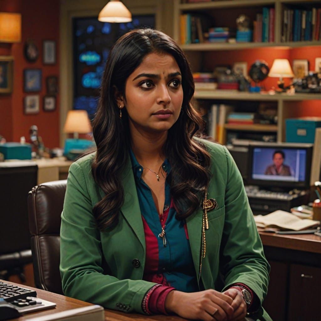Aarti Mann as Priya Koothrappali in the Big Bang Theory