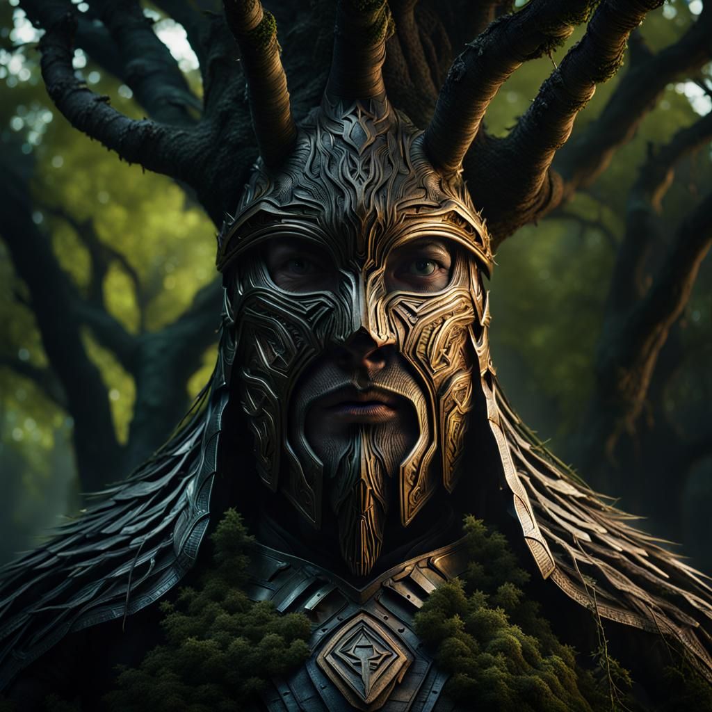 Tree Sentinel Portrait - AI Generated Artwork - NightCafe Creator