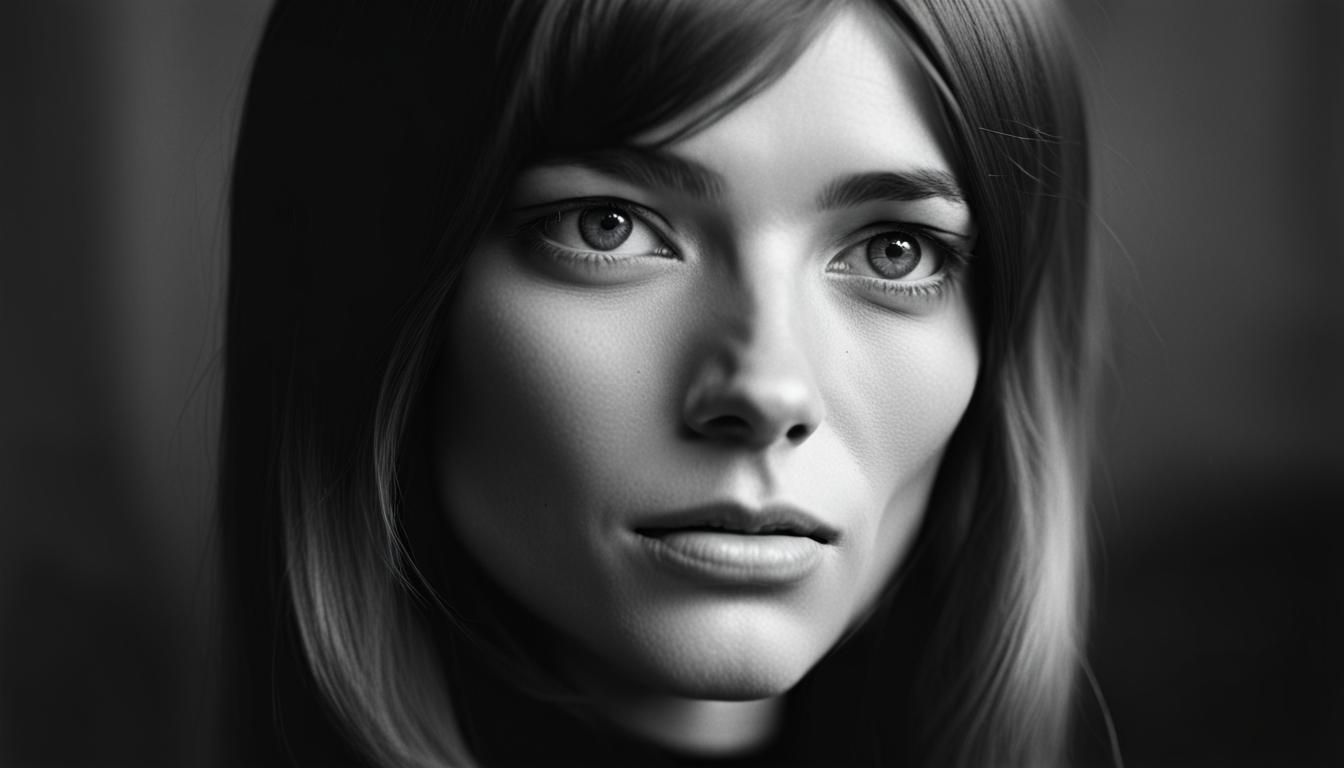 Françoise Hardy (1944 - June 11th, 2024) French yé-yé wave singer - AI ...