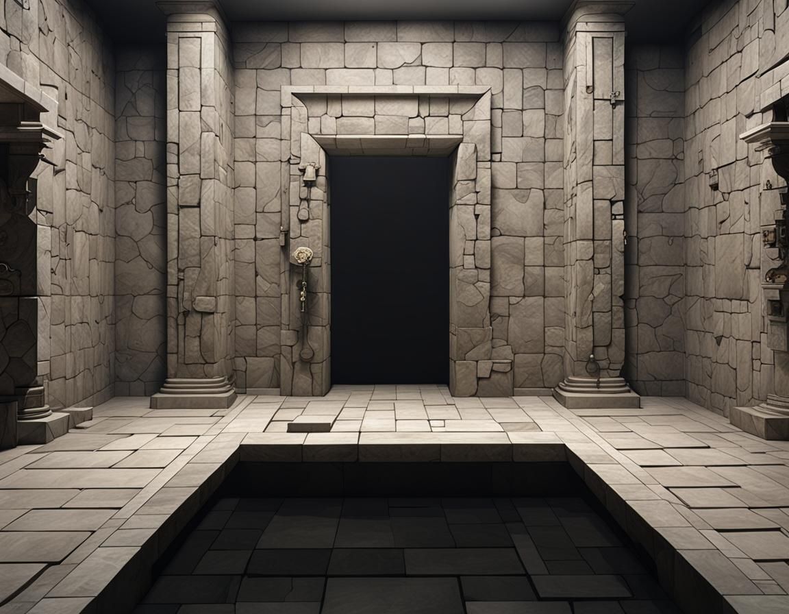 Reflecting pool. Respite in the dungeon - AI Generated Artwork ...