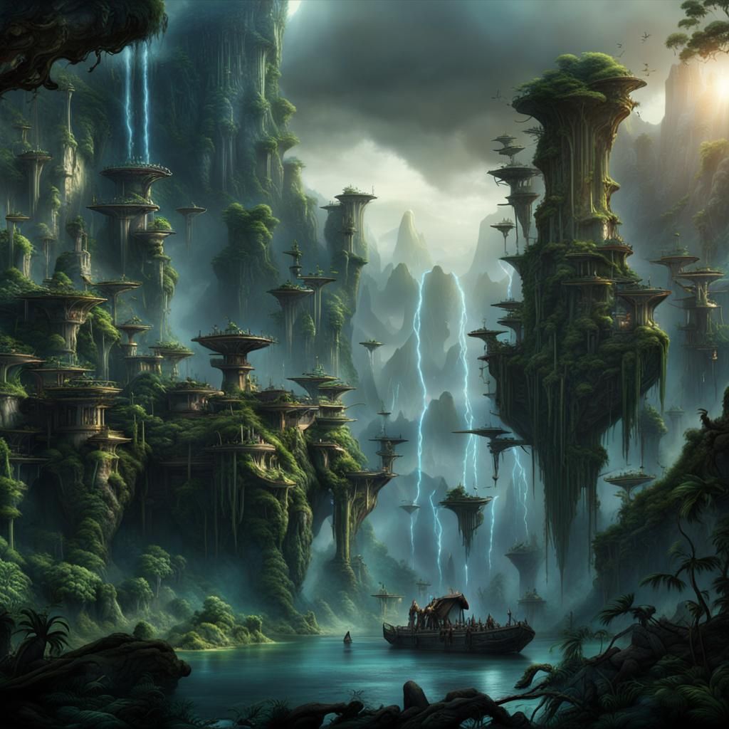 Village - AI Generated Artwork - NightCafe Creator