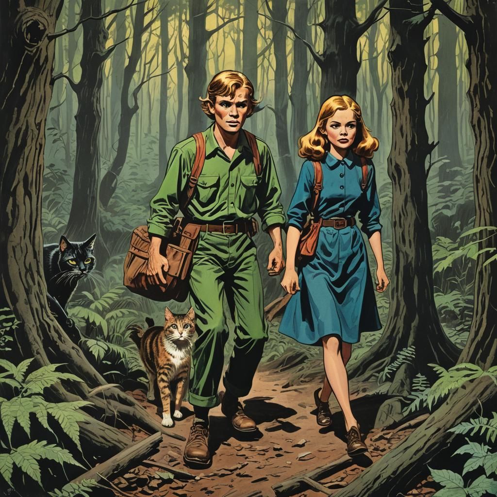 Hansel and Gretel 2 - AI Generated Artwork - NightCafe Creator