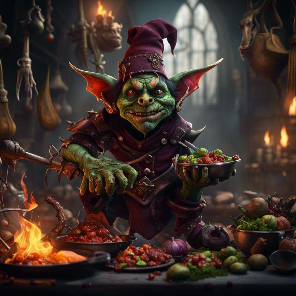 Goblin cook - AI Generated Artwork - NightCafe Creator