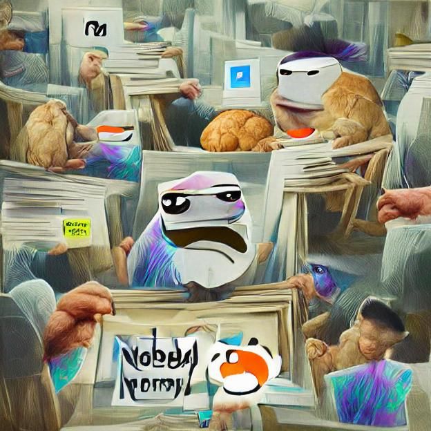 Nobody meme reddit - AI Generated Artwork - NightCafe Creator