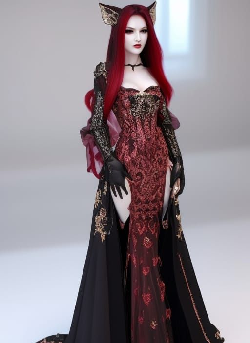 Fox gothic Kitsune - AI Generated Artwork - NightCafe Creator