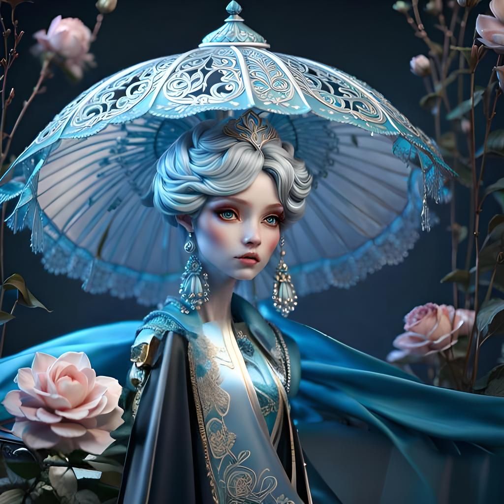 Enchanted Porcelain Doll - AI Generated Artwork - NightCafe Creator